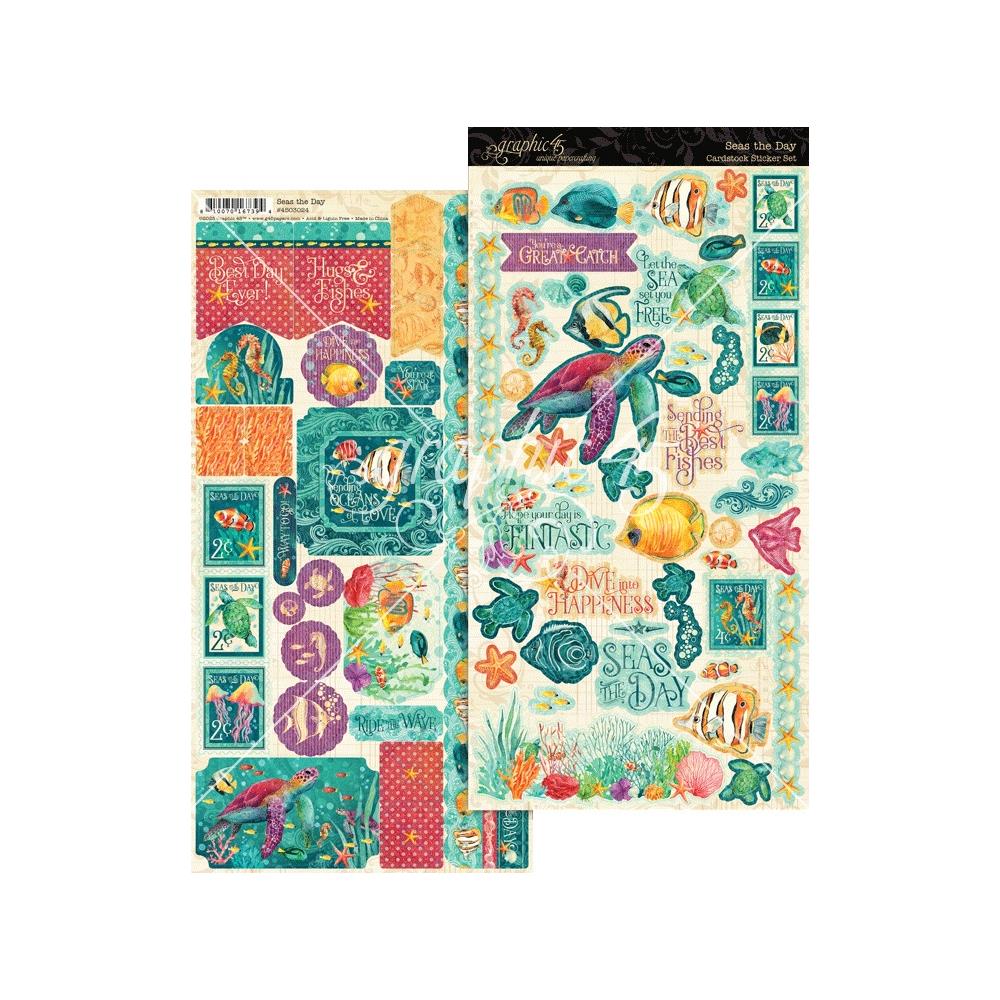 Graphic 45 Sticker Set - Seas The Day