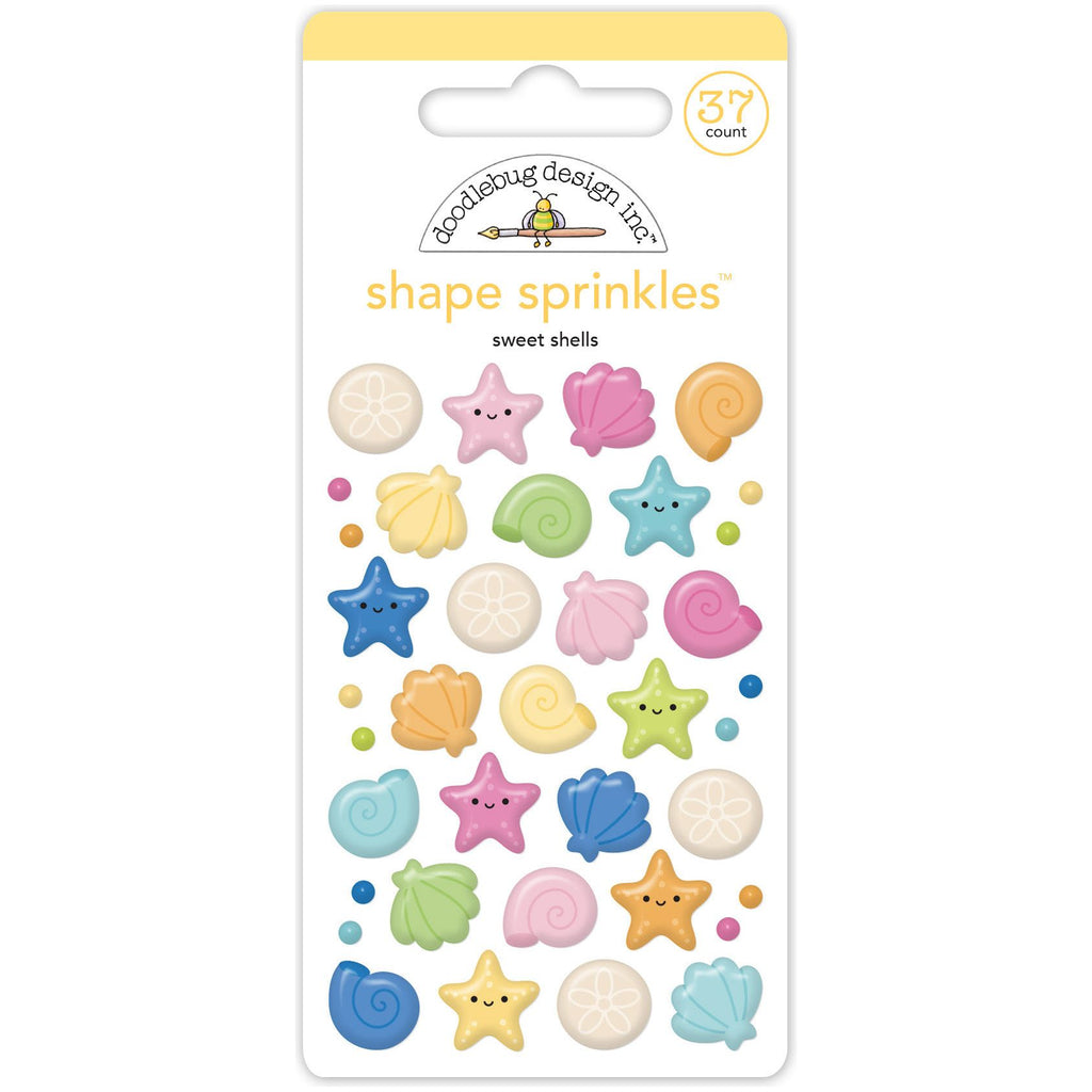 Doodlebug Shape Sprinkles - Sweet Shells