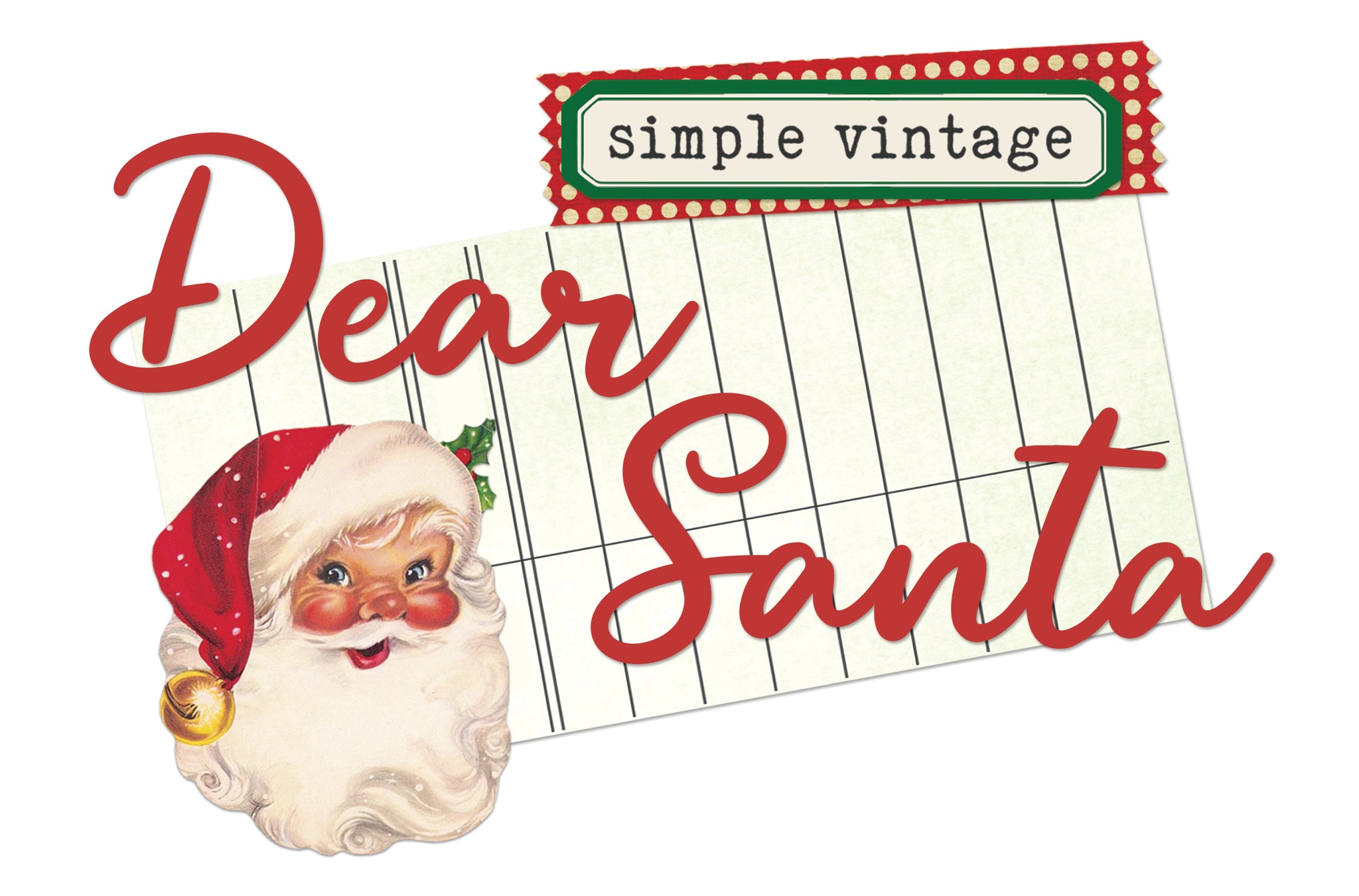 Simple Vintage Dear Santa
