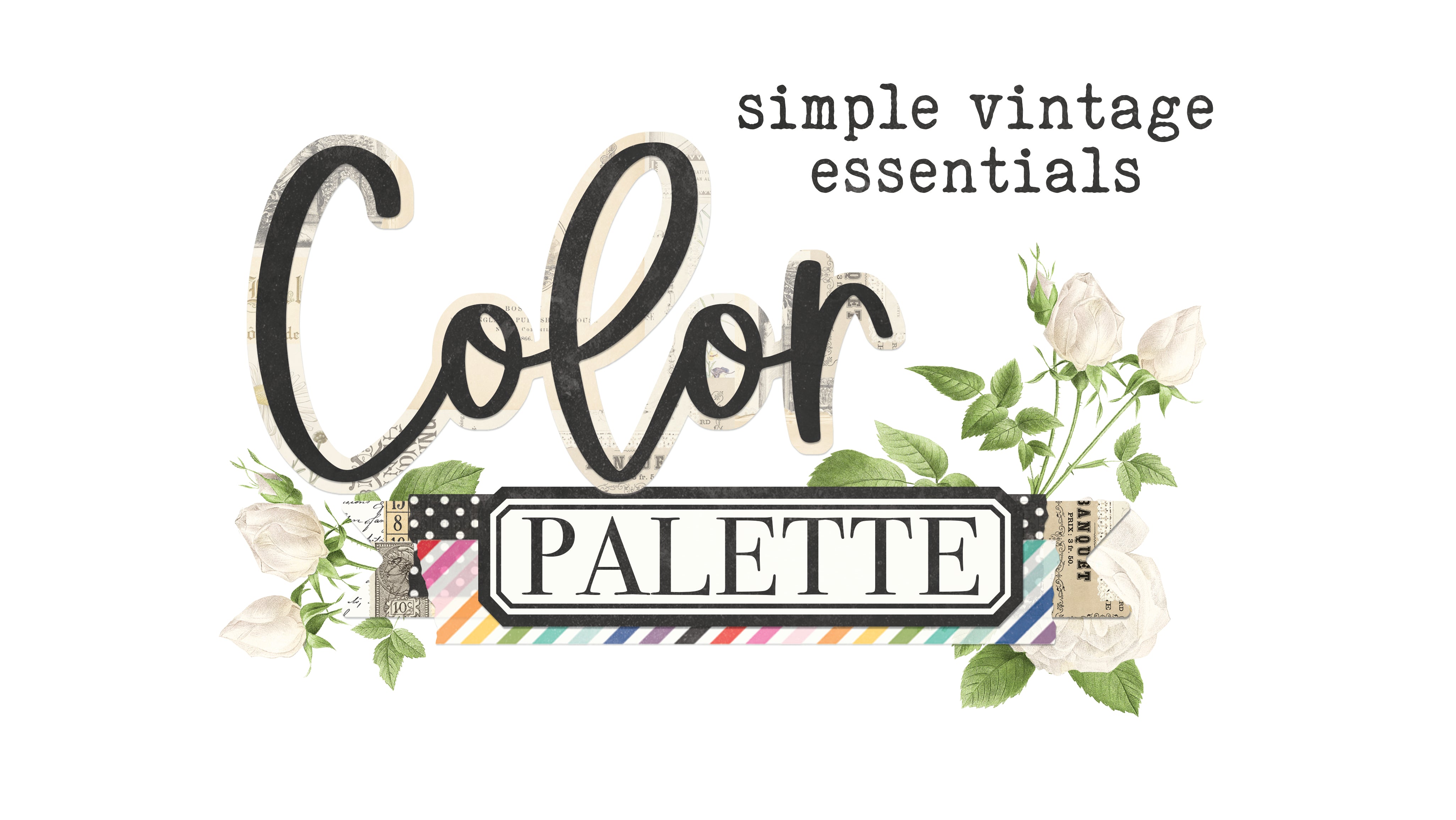 Simple Vintage Essentials Color Palette – Button Farm Club