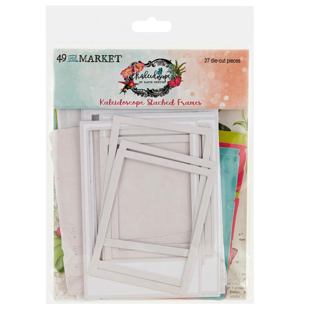 Kaleidoscope Collection - Chipboard Stacked Frames – Button Farm Club