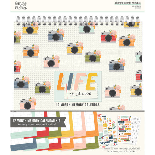 Life In Photos - 12 Month Memory Calendar