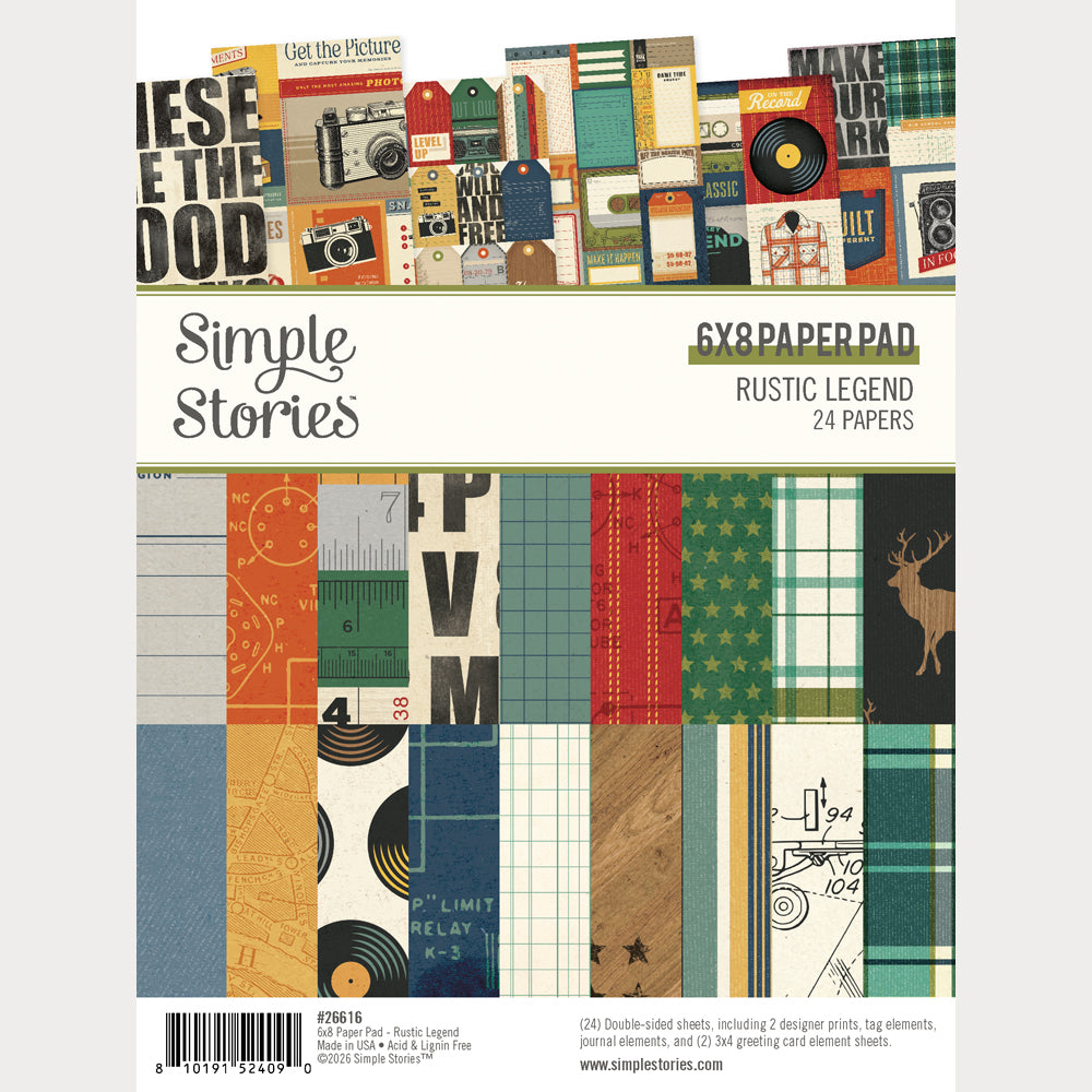 Rustic Legend - 6x8 Pad **PRE-ORDER**