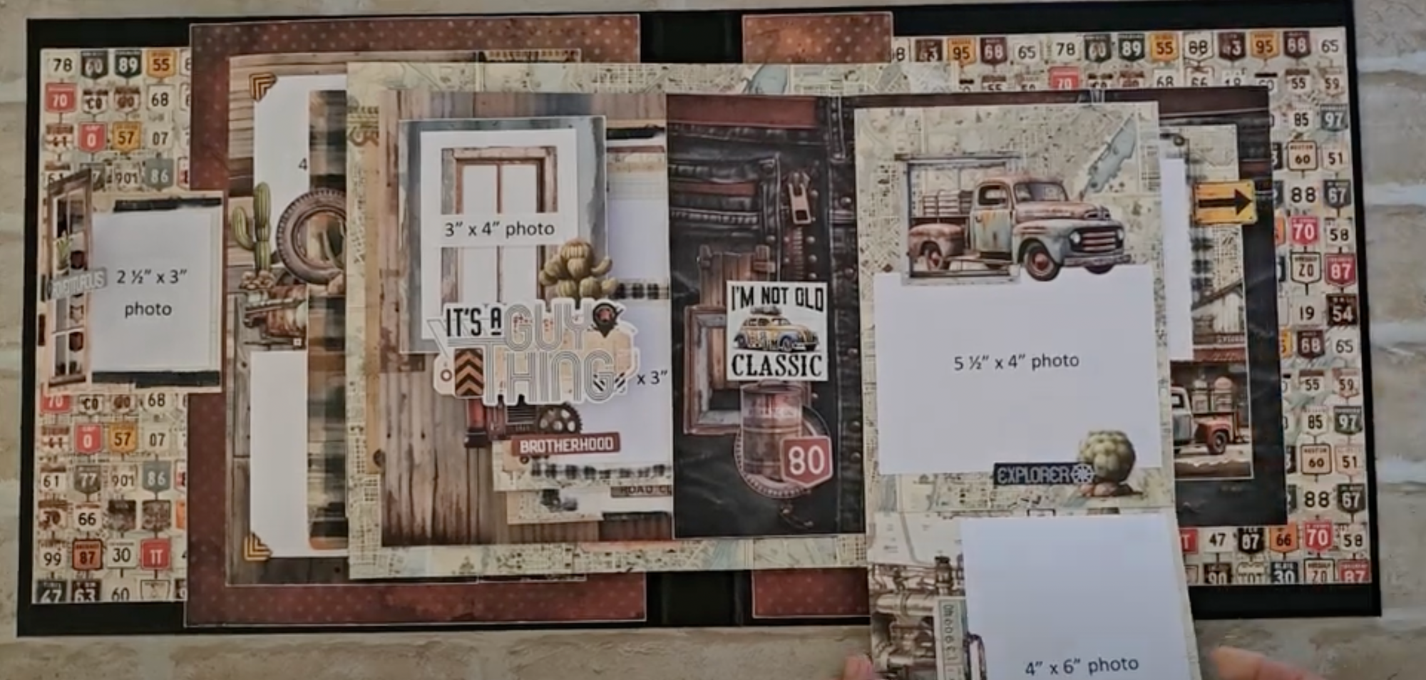 Rust & Revs 12x12 Create-An-Album TUTORIAL ONLY **NO PRODUCTS WILL BE