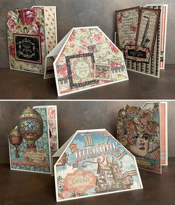 Graphic 45 Card Kit Vol 12 2023 - Love Notes & Imagine — Card Set