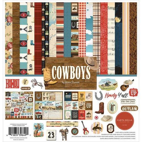 Cowboys Collection - 12 x 12 Collection Kit