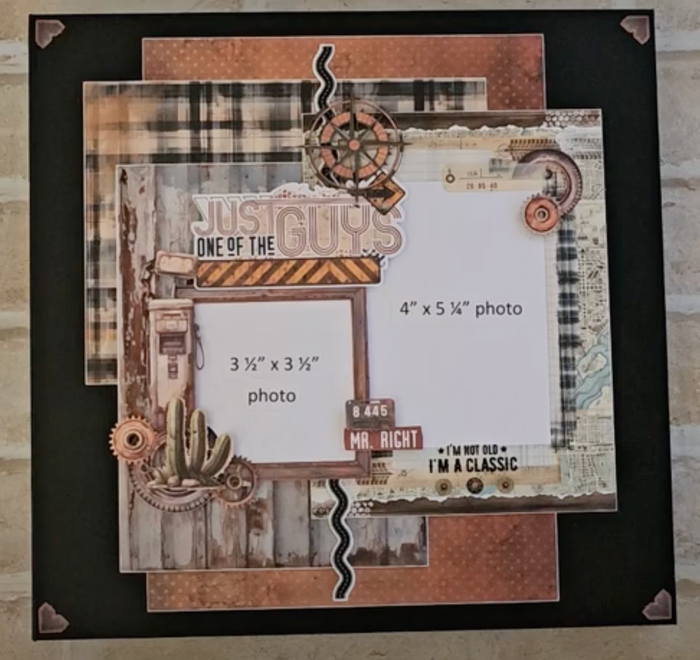 Rust & Revs 12x12 Create-An-Album TUTORIAL ONLY **NO PRODUCTS WILL BE