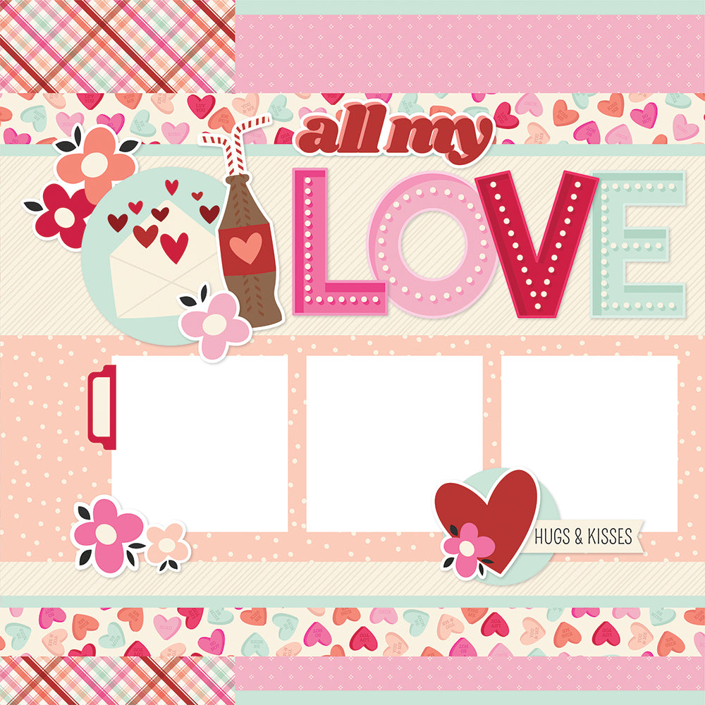 Simple Pages Page Kit - All My Love