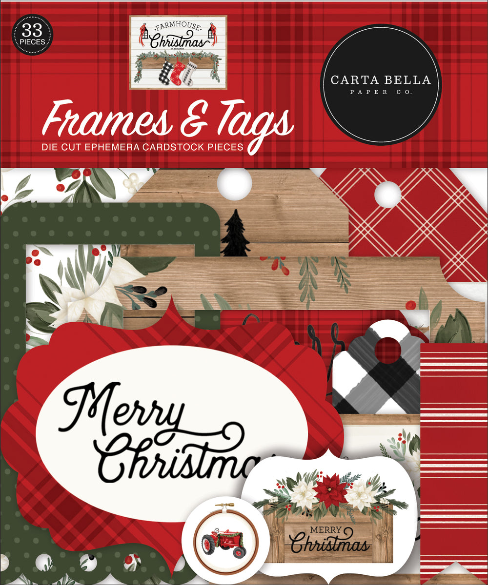Farmhouse Christmas Frames & Tags