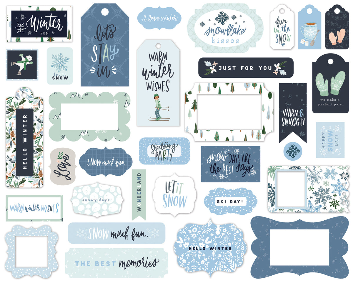 Winter Market Frames & Tags