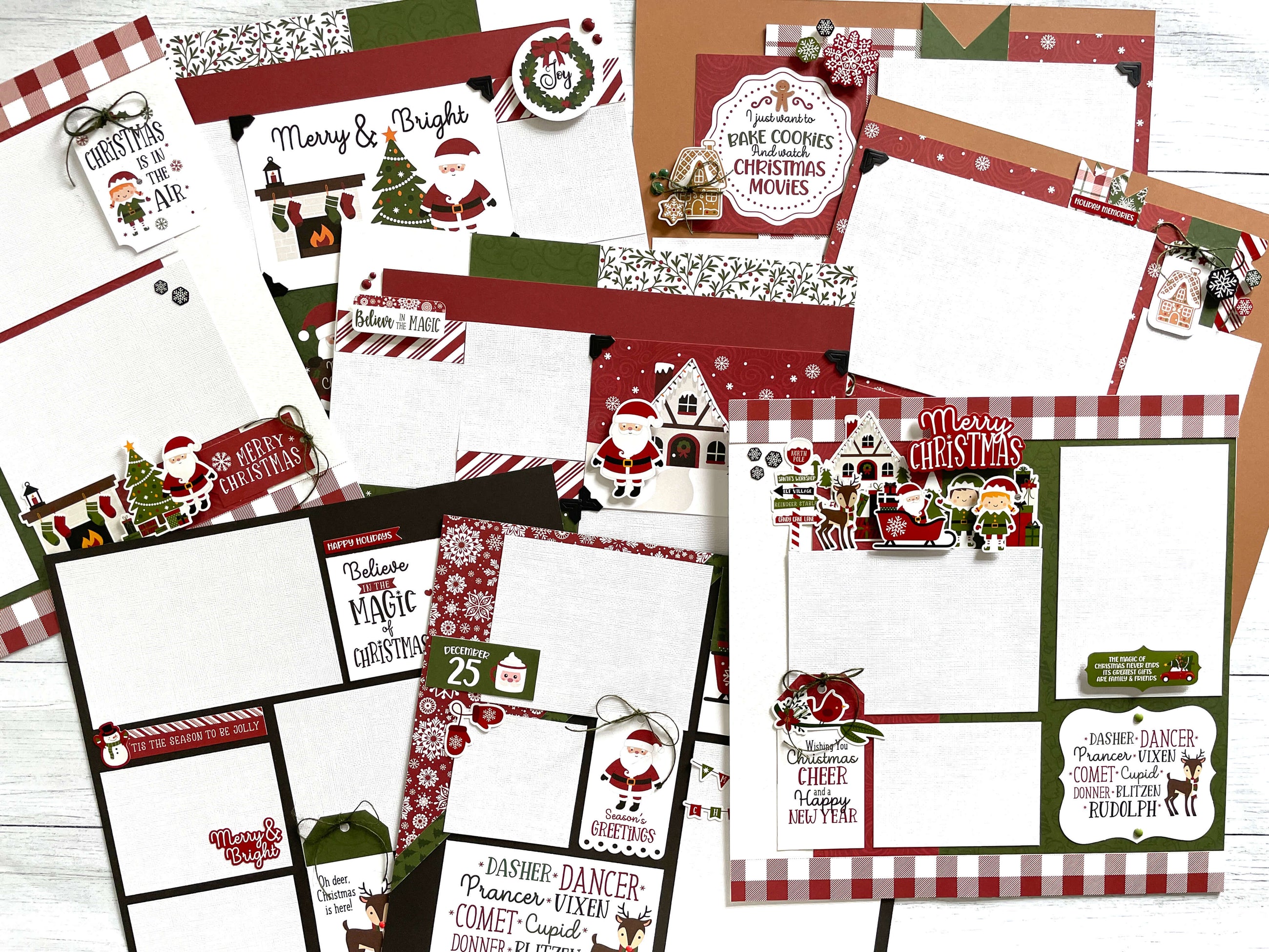 Christmas Magic Page Kit DIGITAL TUTORIAL