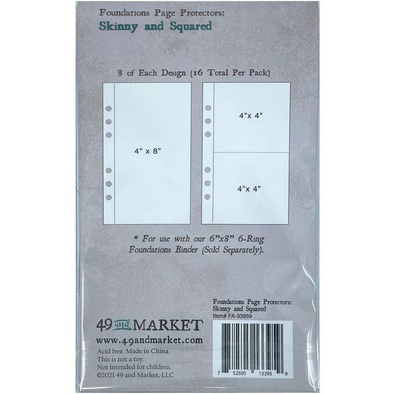 49& MARKET Foundations Essential Binder - Vintage Sky